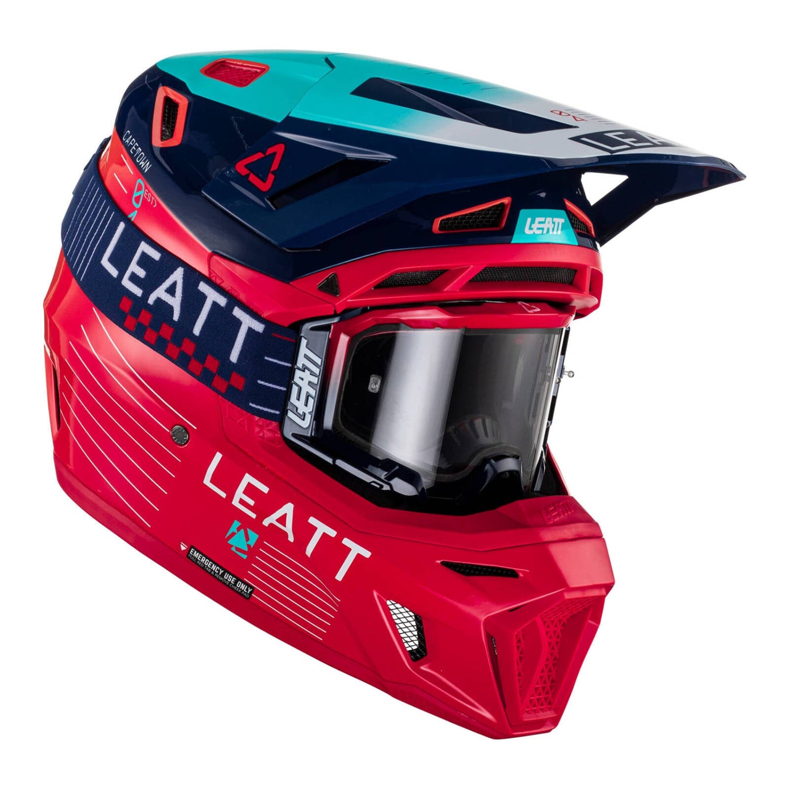 Leatt 2023 8.5 Helmet & Goggle Kit - Red — RidersOutlet