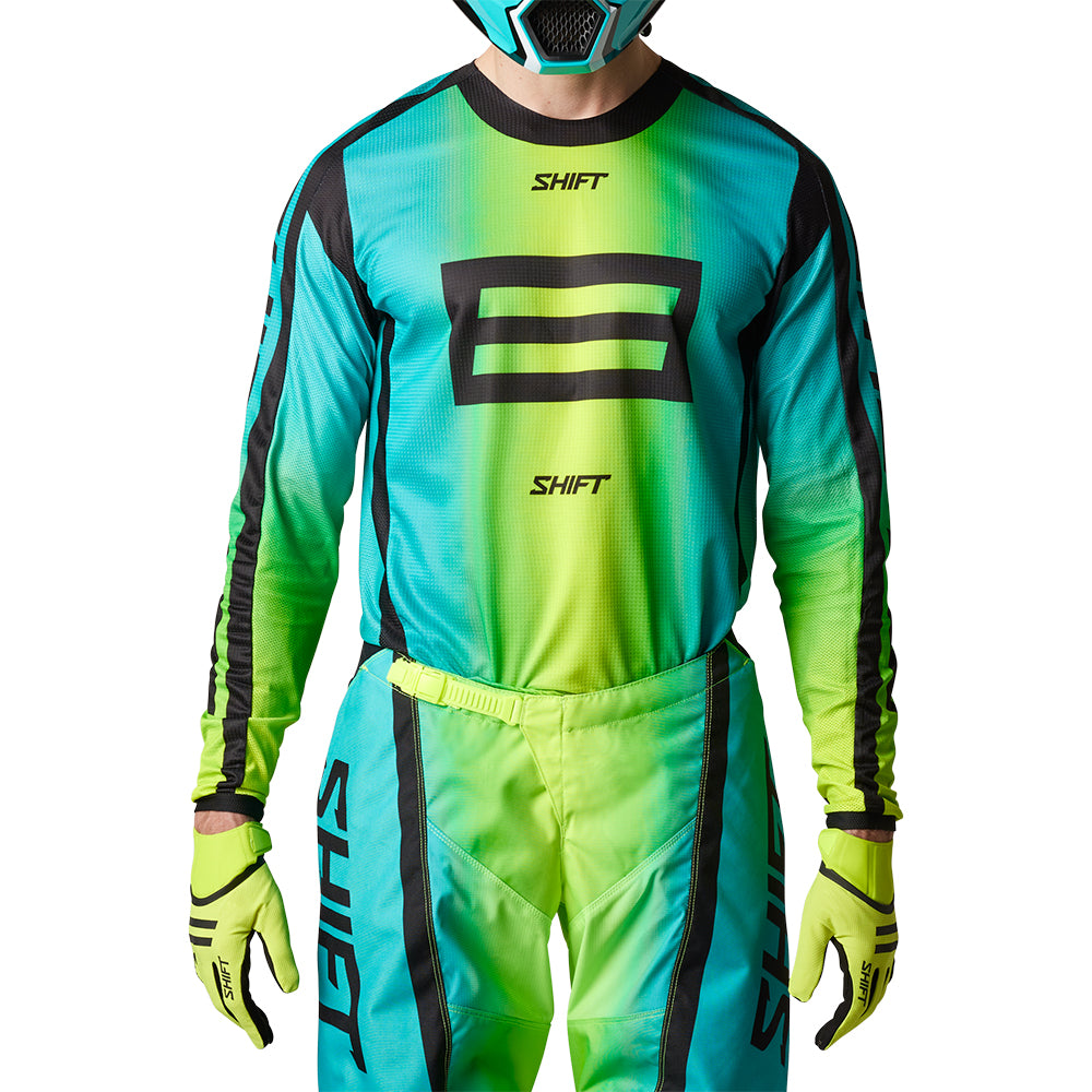 SHIFT WHITE LABEL JERSEY ELVN [TEAL] — RidersOutlet