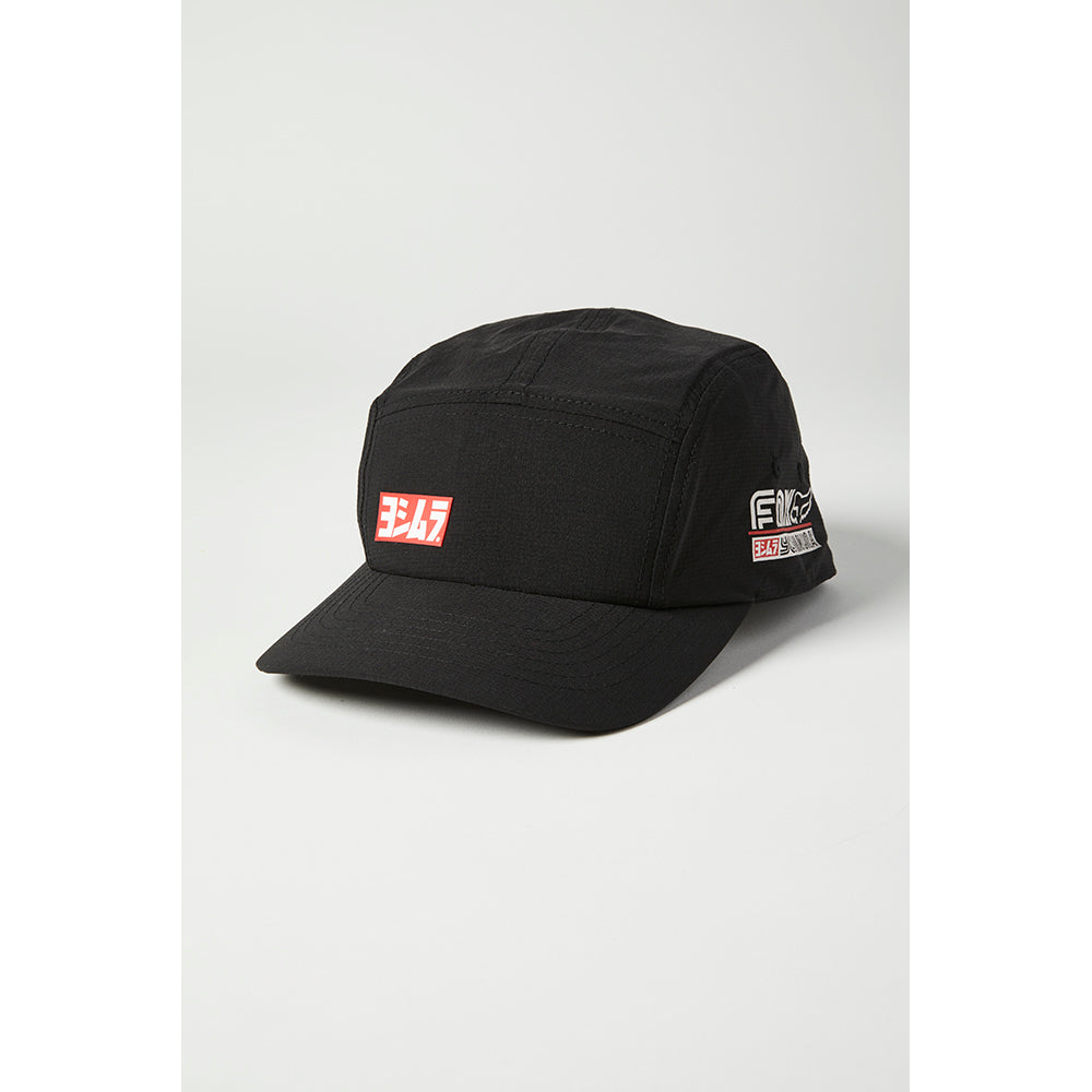 FOX YOSHIMURA FOX 5 PANEL HAT [BLACK] OS — RidersOutlet
