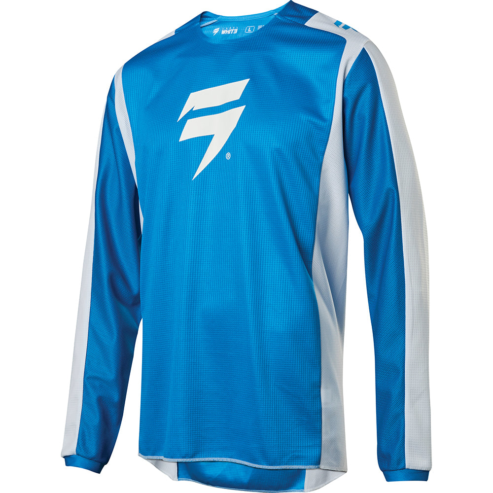 SHIFT WHIT3 LABEL RACE JERSEY [BLUE/WHITE] — RidersOutlet