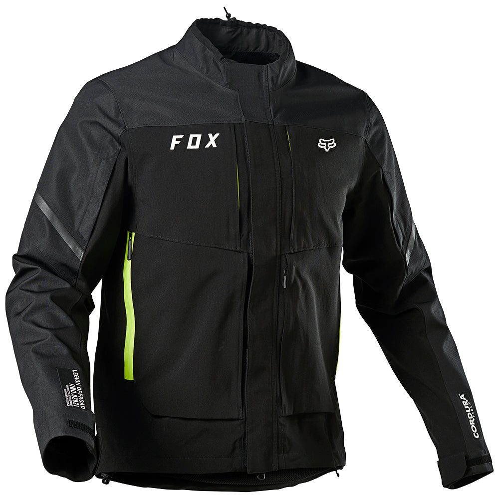 FOX LEGION DOWNPOUR JACKET [BLACK] — RidersOutlet